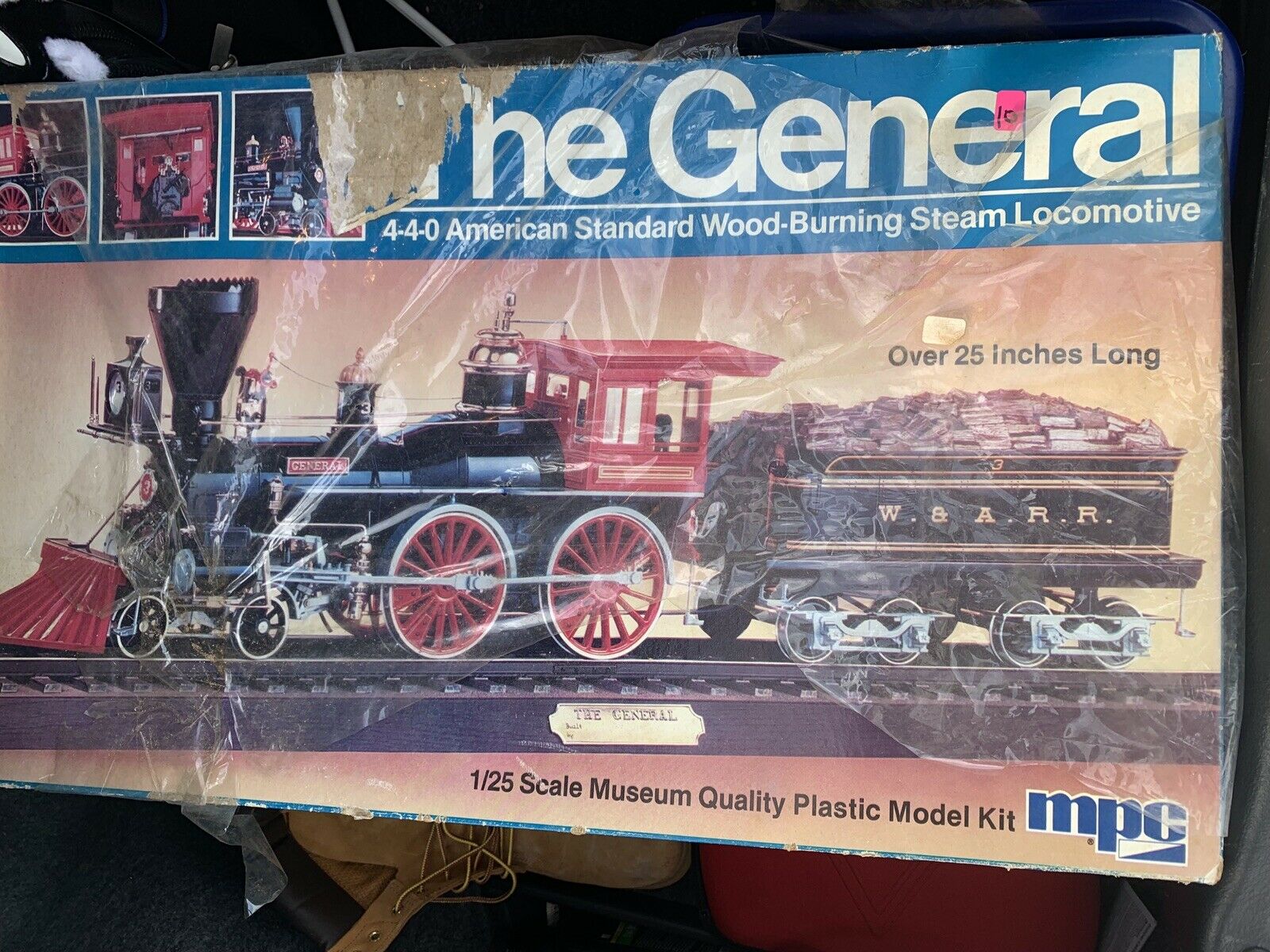 Vintage MPC 1/25 The General 4 - 4 - 0 American Standard Steam ...