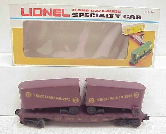Lionel 6 - 16303 Pennsylvania Flatcar W/Trailers LN/Box | #21172236