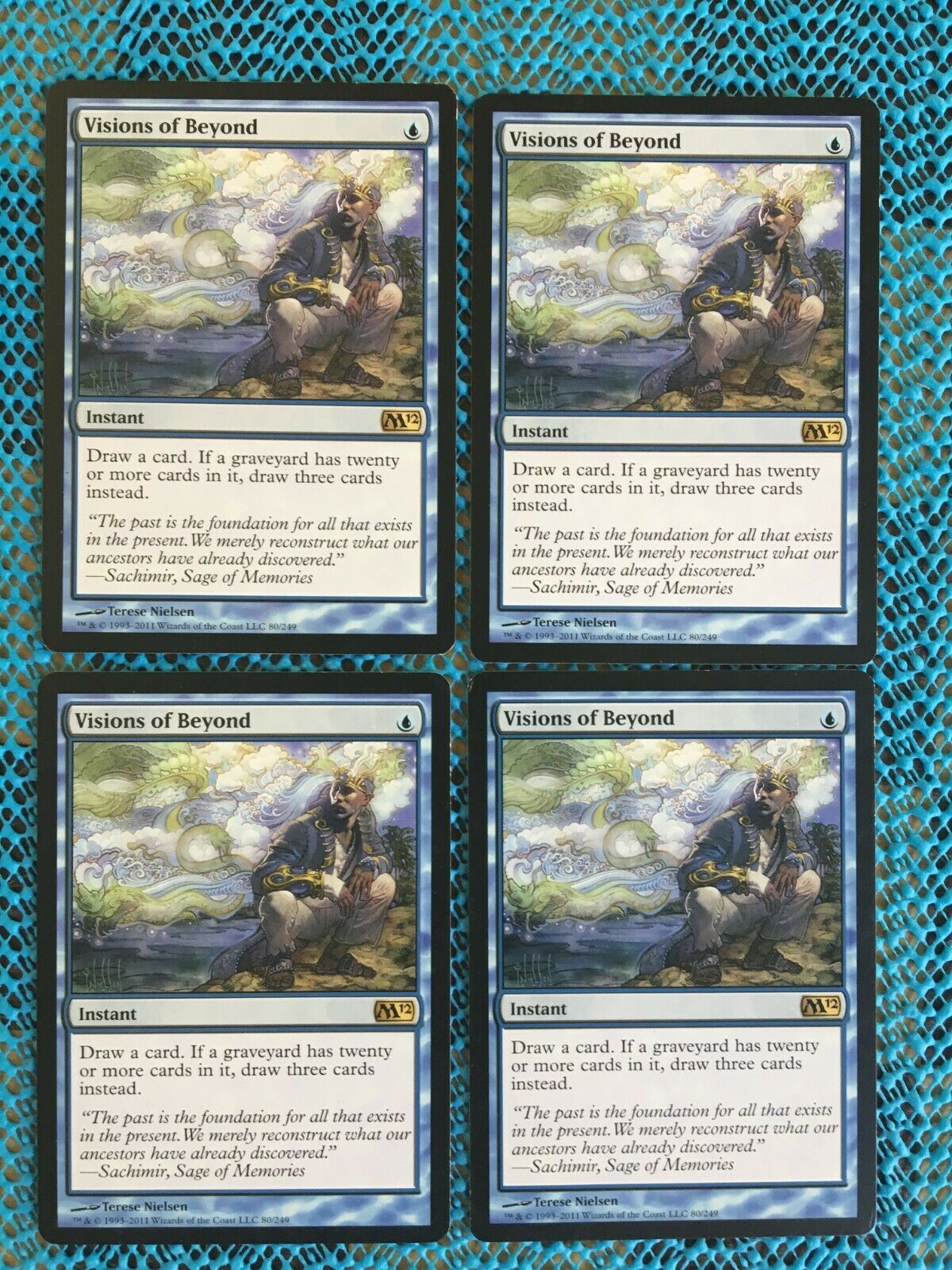 Visions Of Beyond Playset 4 NM - LP Magic The Gathering Magic 2012 ...