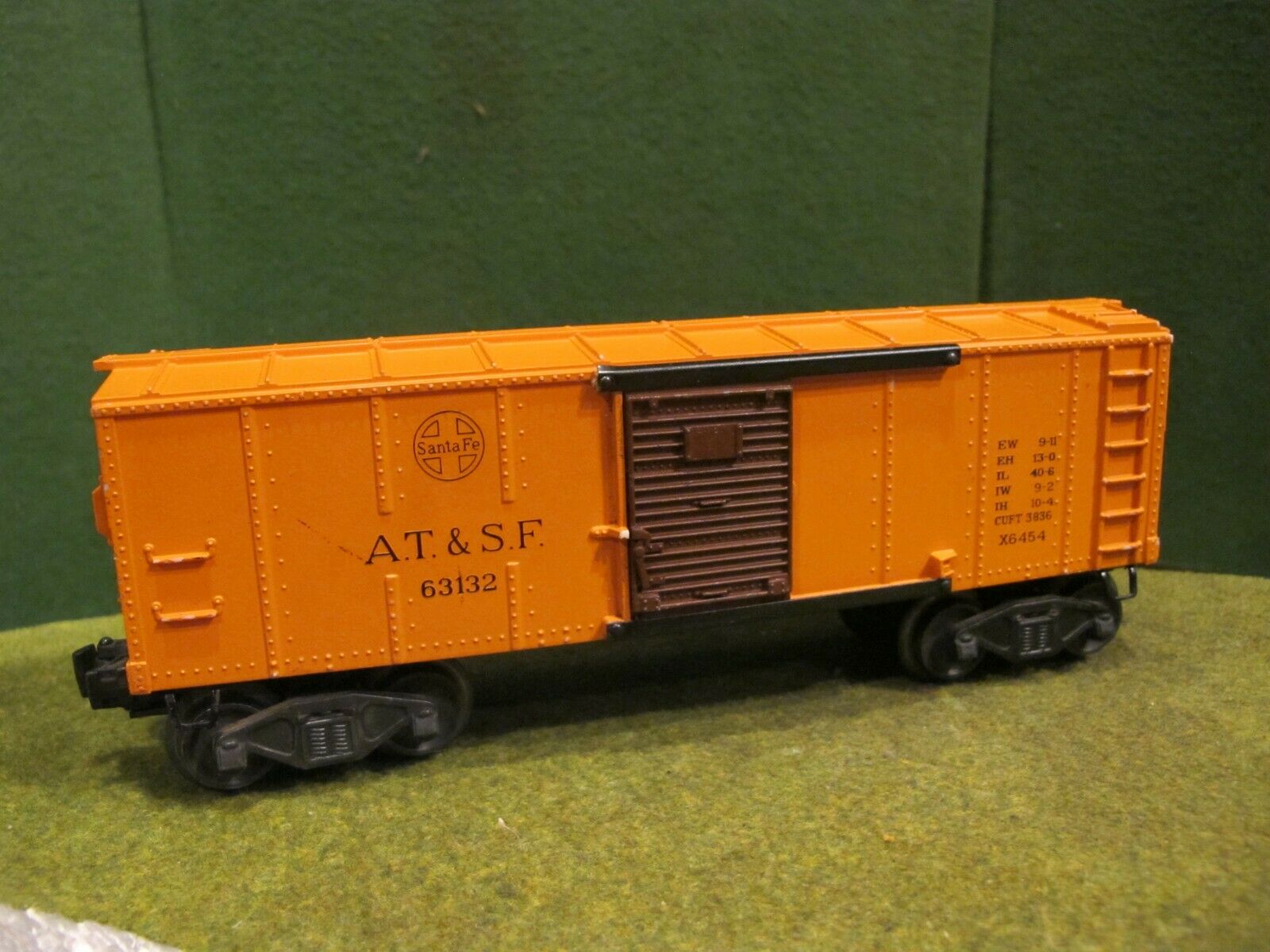 LIONEL O SCALE POSTWAR AT&SF X6454 BOXCAR | #22344367