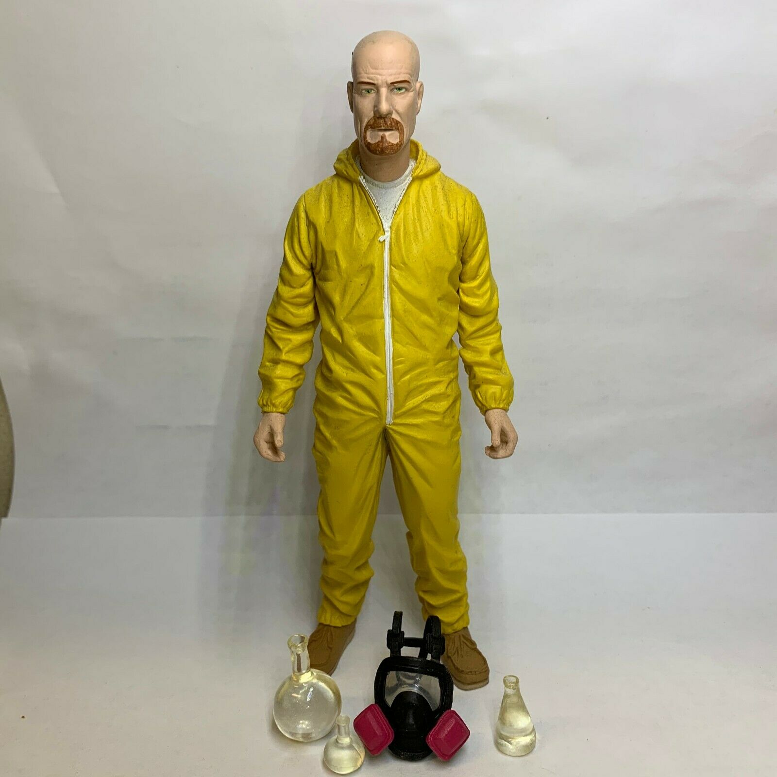 Mezco Toys Breaking Bad Walter White Yellow Hazmat Suit Action Figure ...