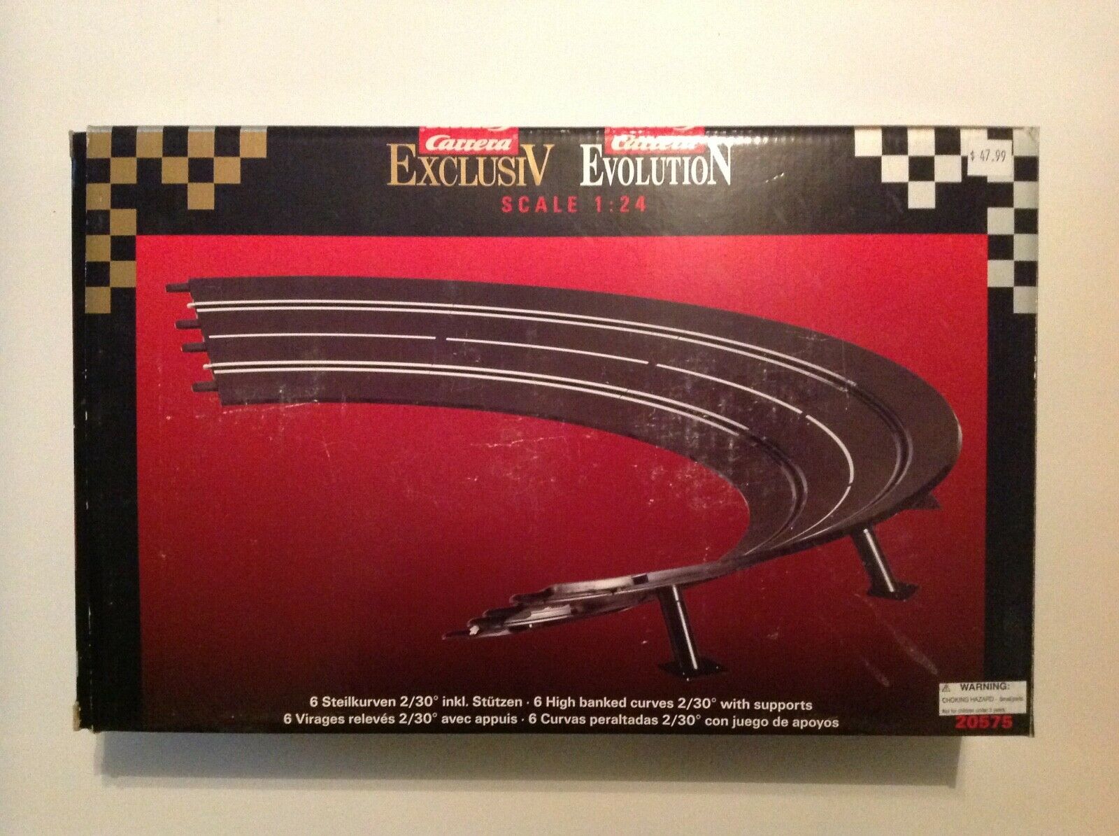20575 Carrera Evolution 6 High Banked Curves 2/30 With Supports | #21100487