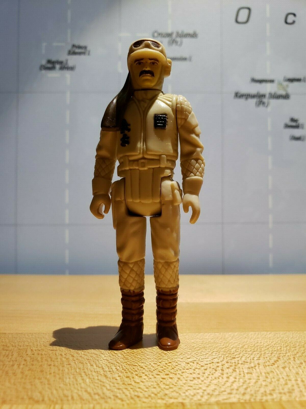 Vintage 1980 Star Wars Hoth Rebel Commander Action Figure | #21123975