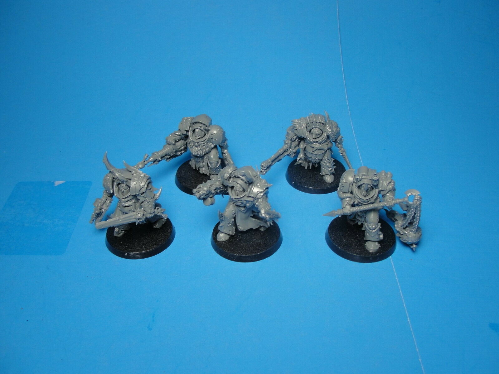 GW Warhammer 40K Death Guard Blightlord Terminators X5 Assembled F39 ...