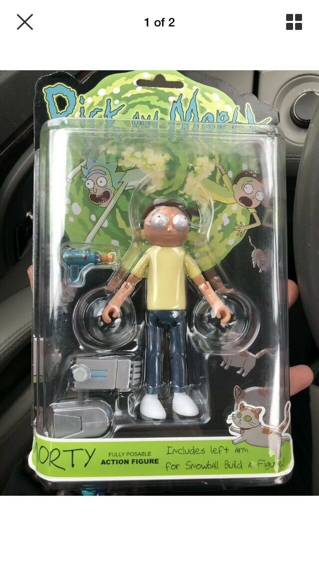 Set Of 2 Funko Rick And Morty: Rick Sanchez And Morty Smith Action ...