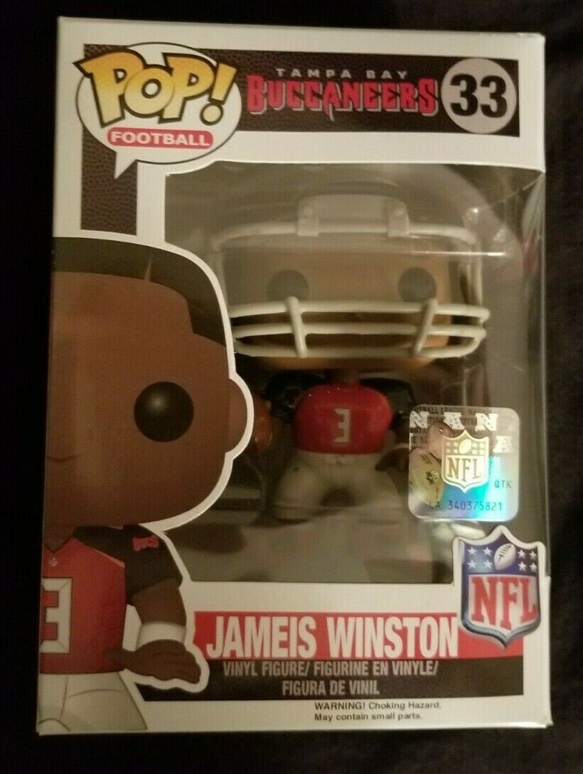 NFL POP Football Jameis Winston Tampa Bay Buccaneers Funko Figure 33 ...