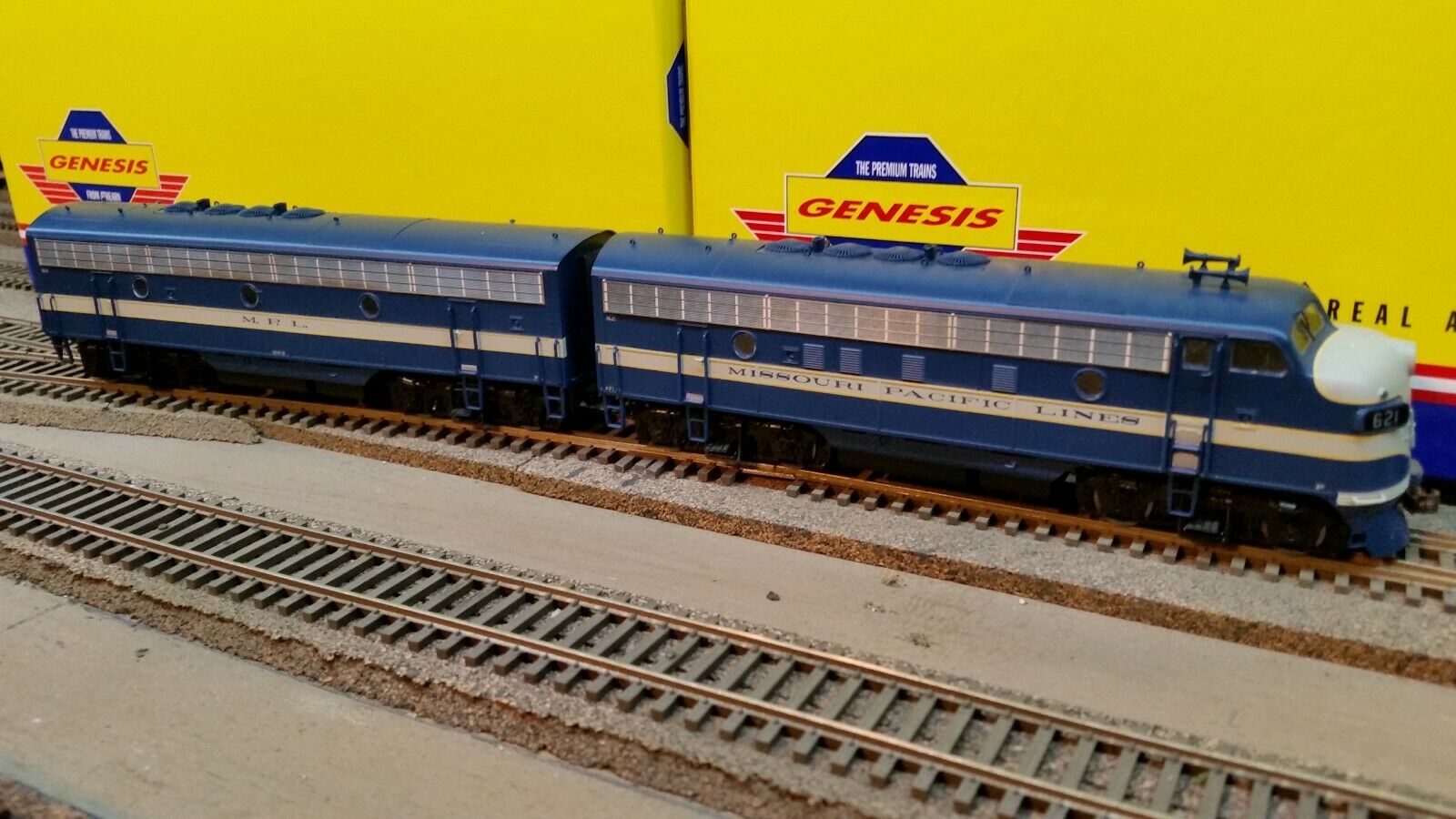 Athearn Genesis HO Scale Missouri Pacific F - 3 A And B DC 621 And 620B ...