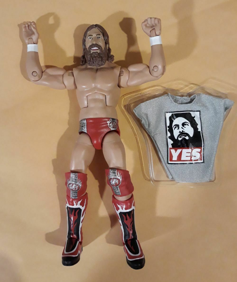 WWE Mattel Elite Series Daniel Bryan Wrestling Action Figure, YES SHIRT ...