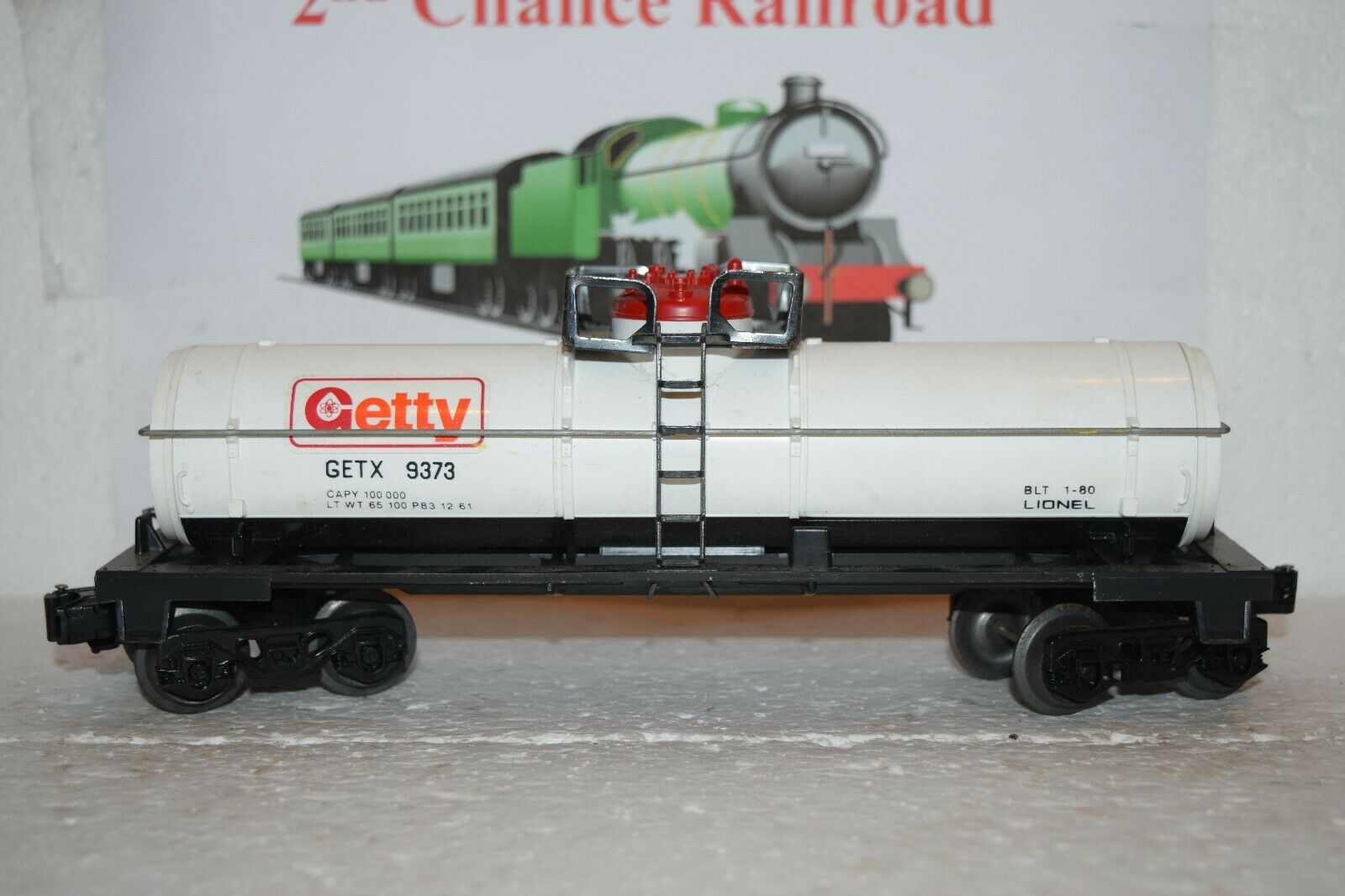 O Scale Trains Lionel Getty Tank Car 9373 | #22339959