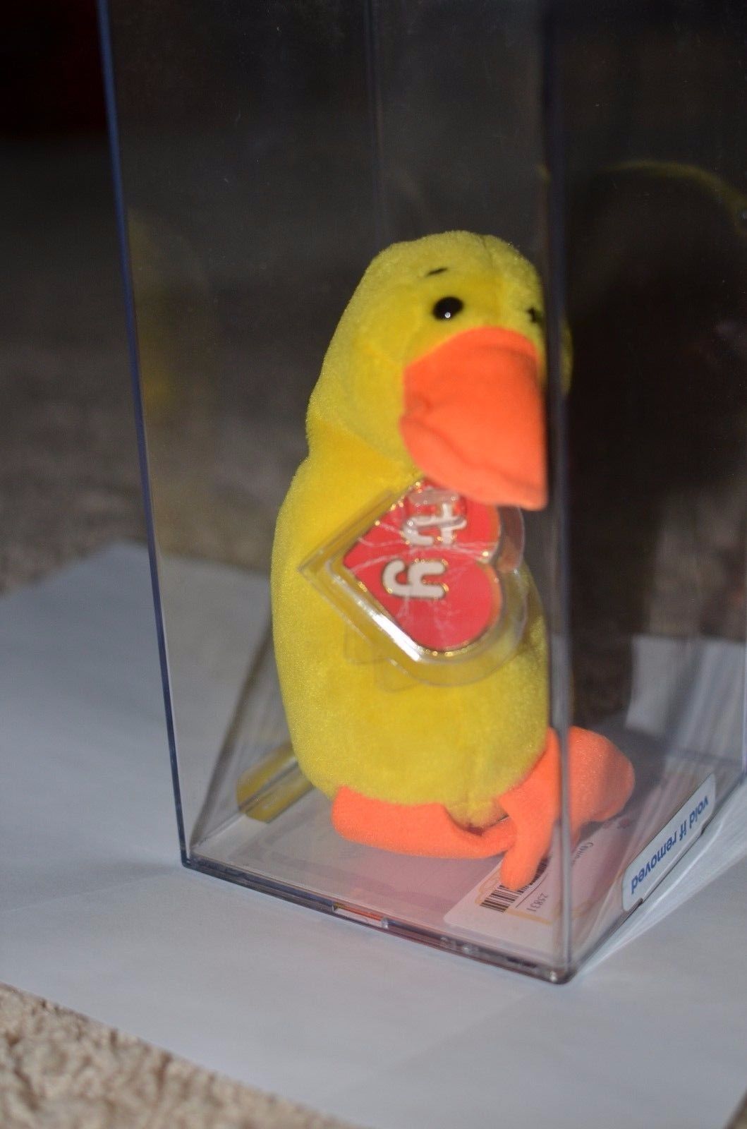 Authenticated TY Beanie Baby Wingless Quackers Without Wings 1st Gen ...