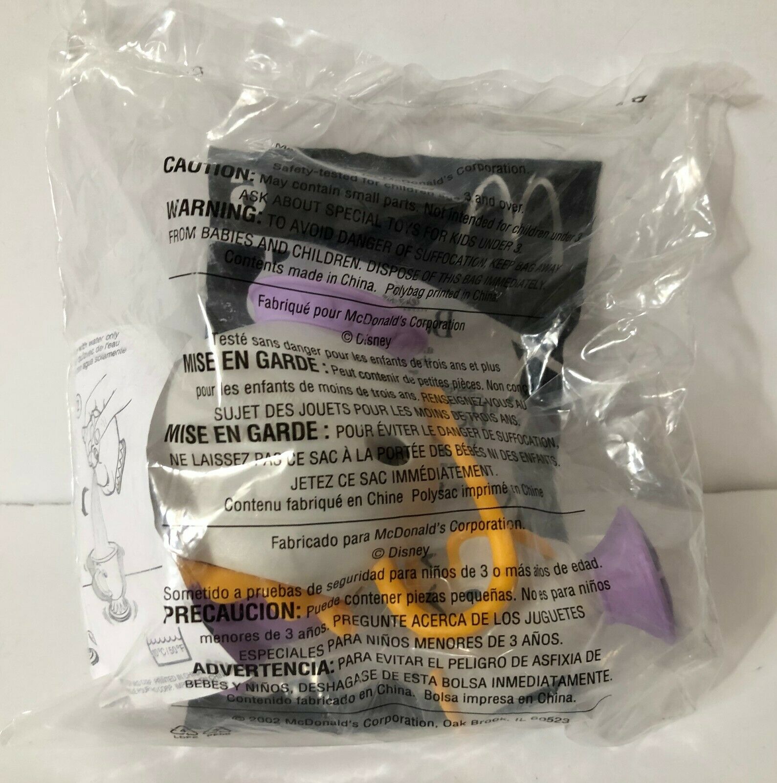 2002 McDonalds Happy Meal Walt Disney Beauty And The Beast Mrs Potts ...