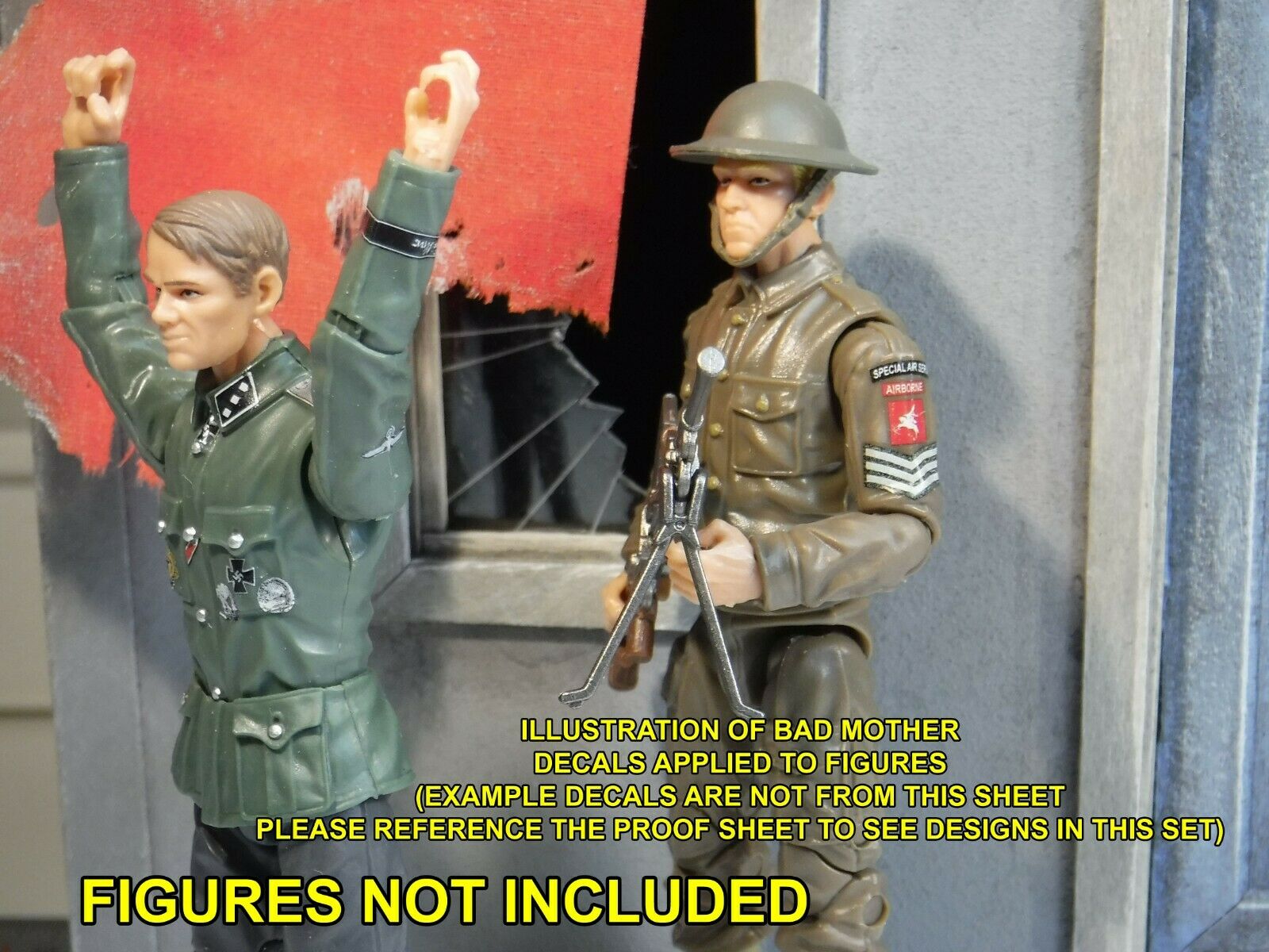 1/18 Scale Waterslide Decals: Medic Corpsman WW II For MTF And Other ...