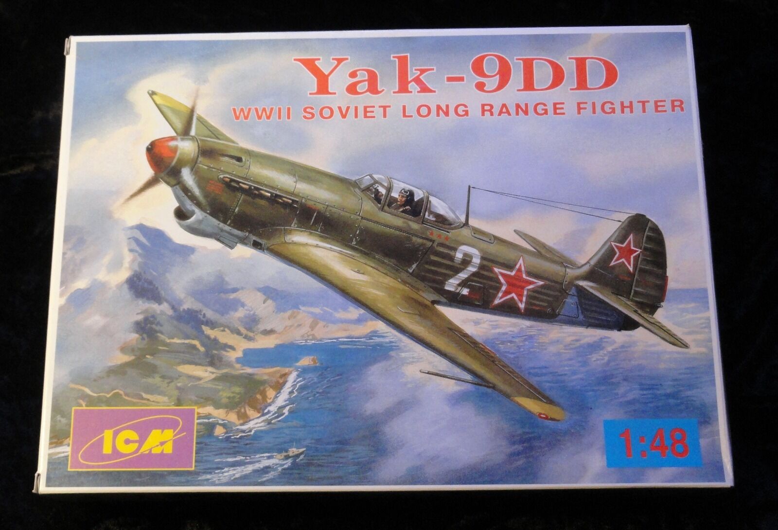 Yak - 9DD WWII Soviet Long Range Fighter ICM Models Kit In 1/48 Scale ...
