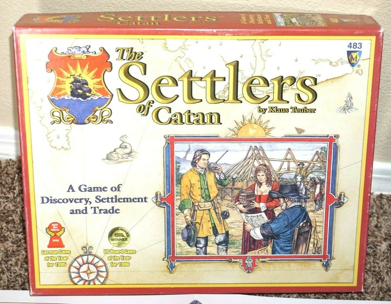 The Settlers Of Catan Board Game Klaus Teuber ' S 483 | #22164214