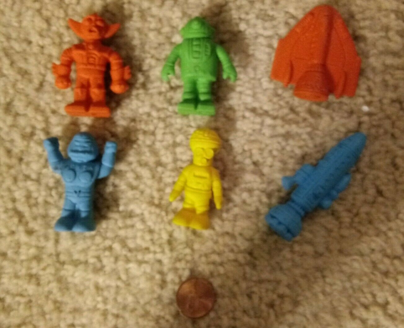 68 Diener Space Raiders Space Creatures Mythology Monster Eraser Happy ...