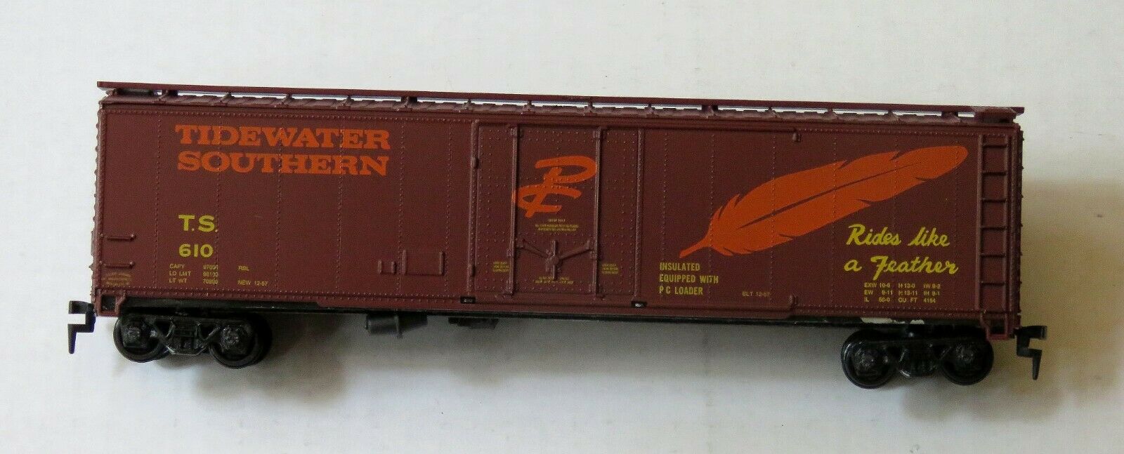 Tidewater & Southern RR HO Scale Box Car Built From A Roundhouse ...