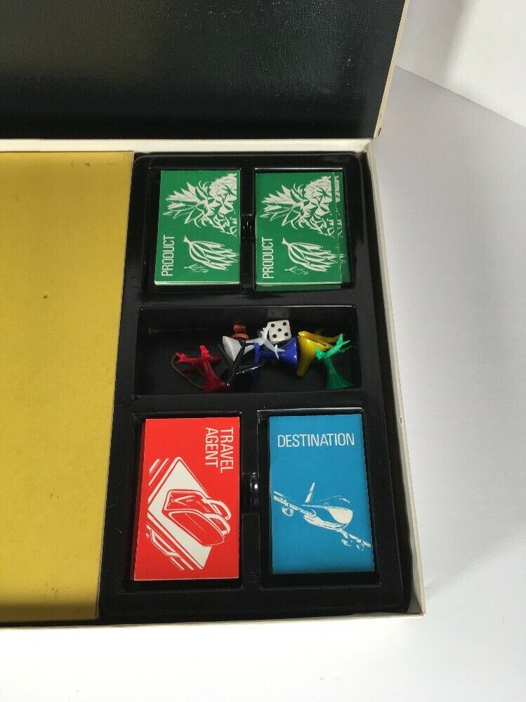 Vintage Wide World Travel Board Game By Parker Brothers 100 Complete ...