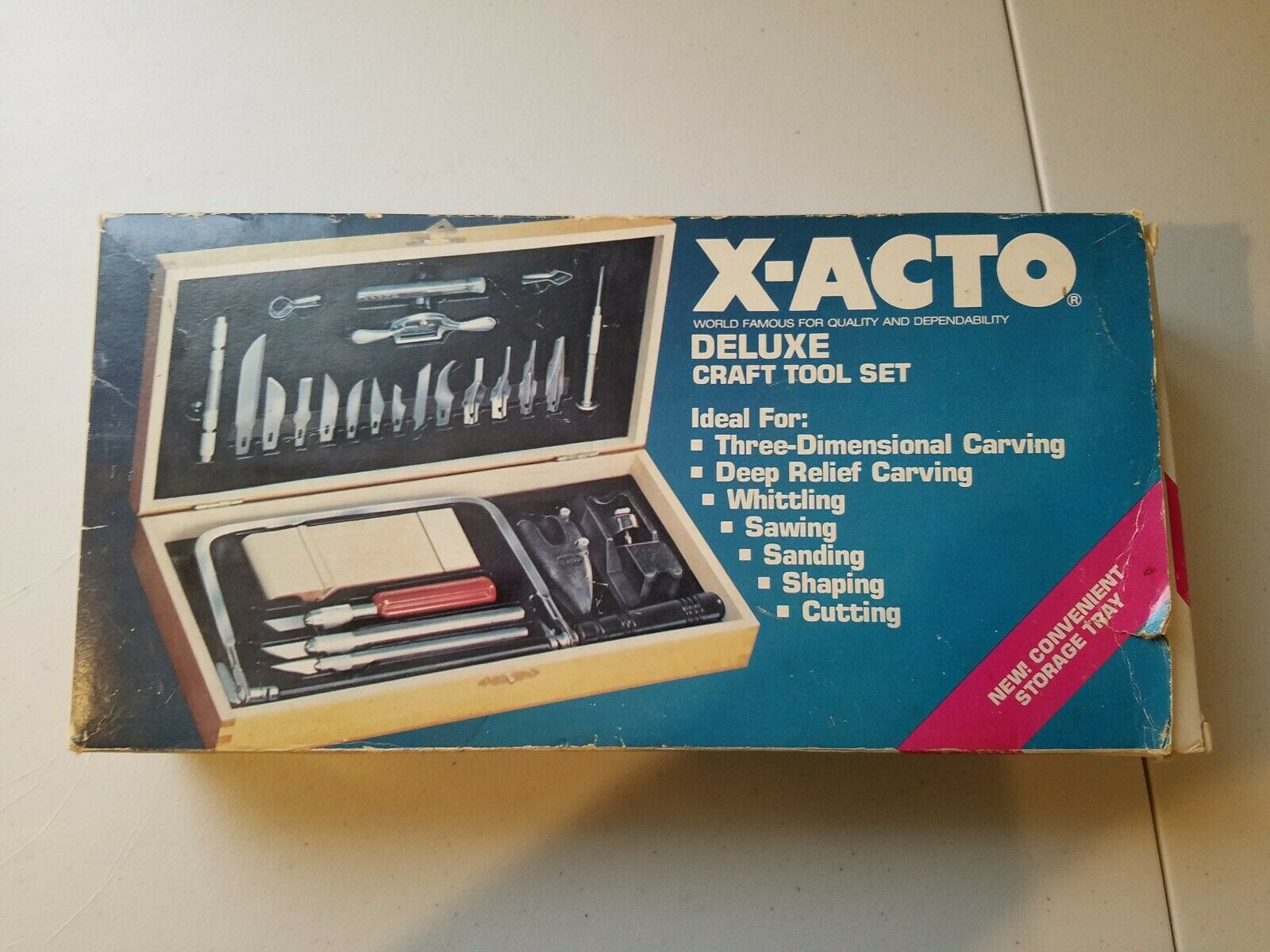 X - ACTO Deluxe Craft Tool Set With Wood Chest | #21038747