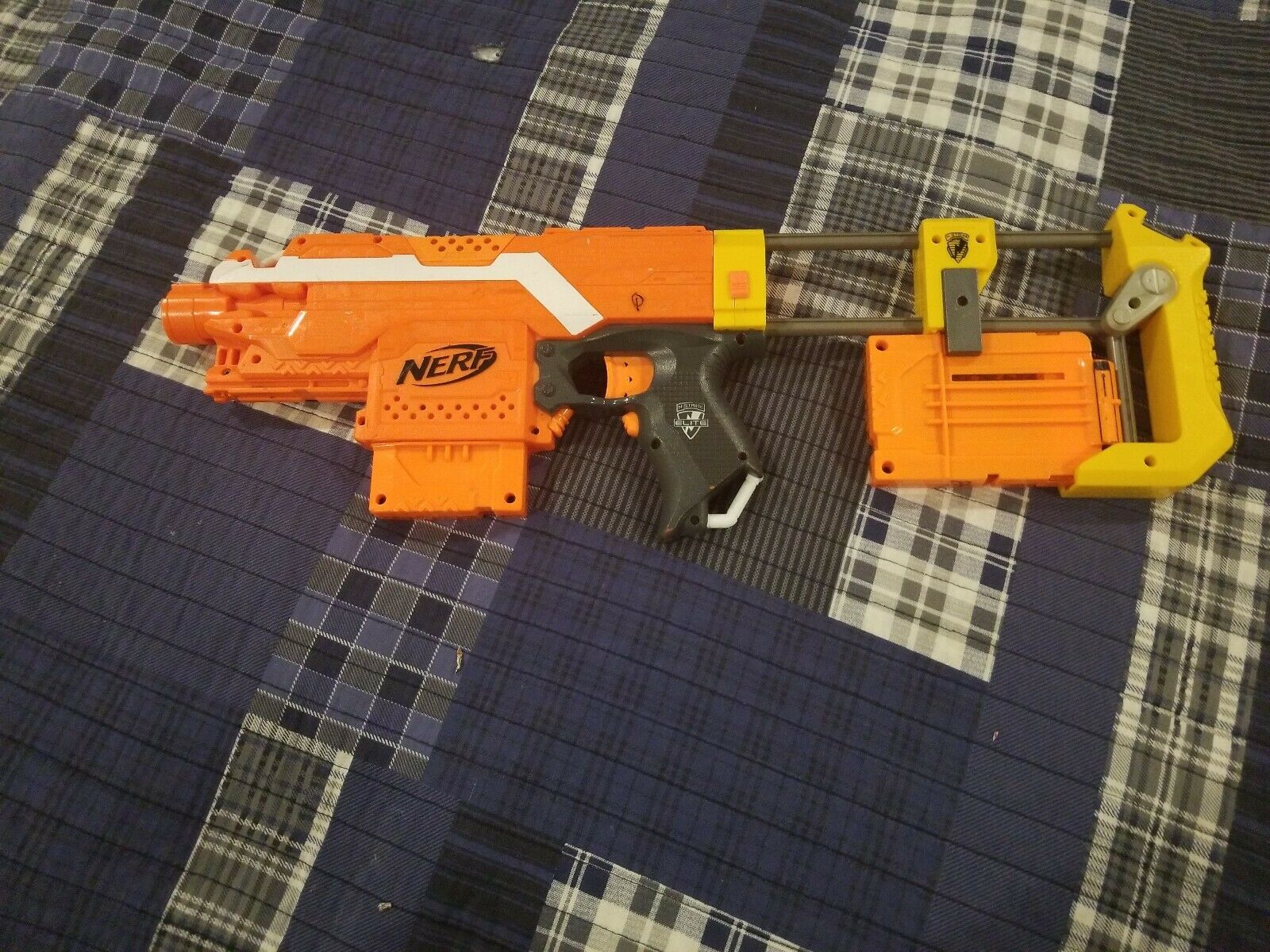 Nerf N - Strike Elite Orange Stryfe Dart Gun Blaster With Stock And ...