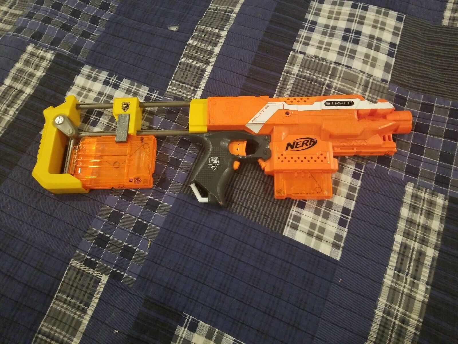 Nerf N - Strike Elite Orange Stryfe Dart Gun Blaster With Stock And ...