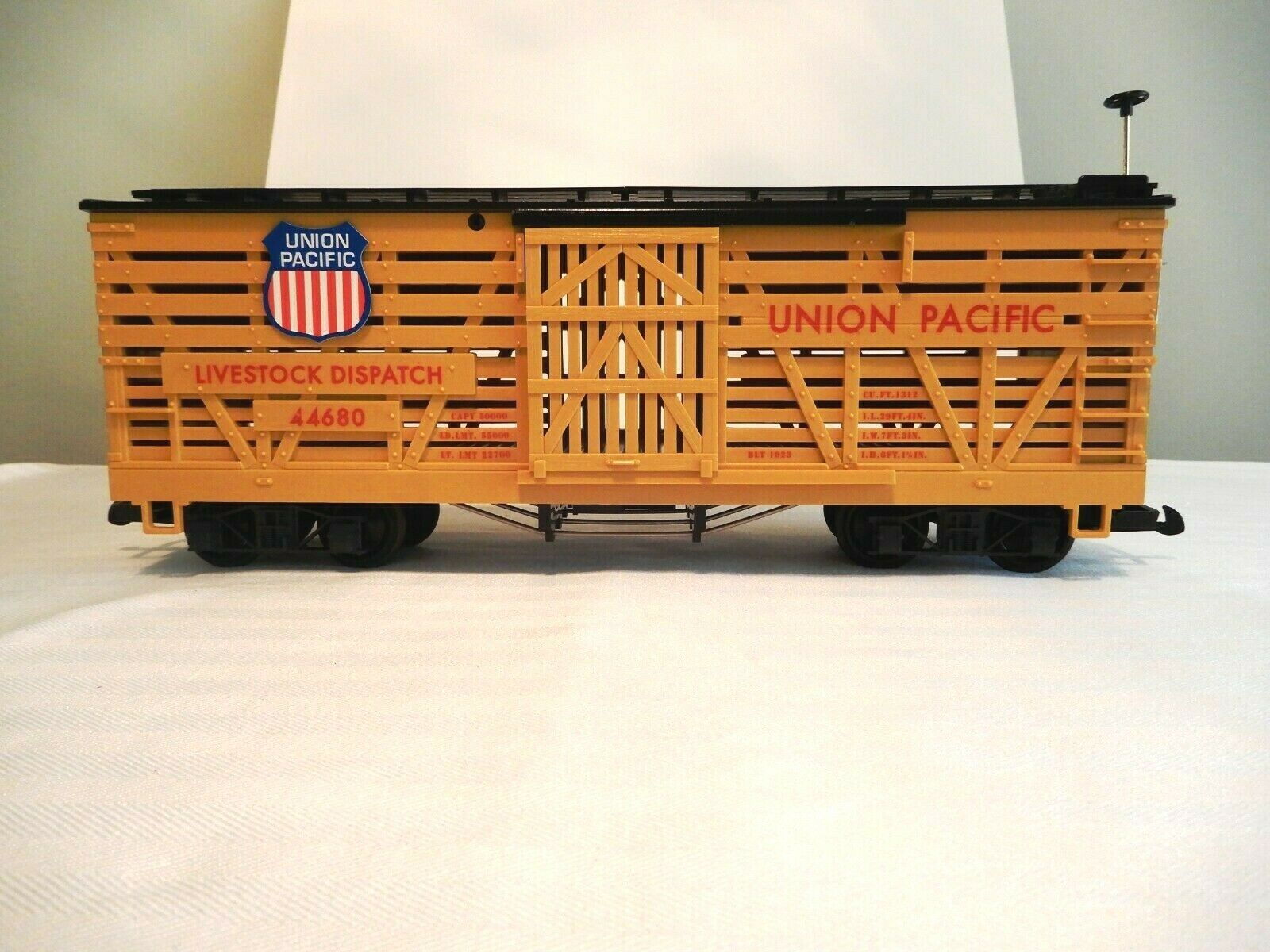 LGB Union Pacific Stock / Cattle Train Car, G Scale, Queen Mary Series ...