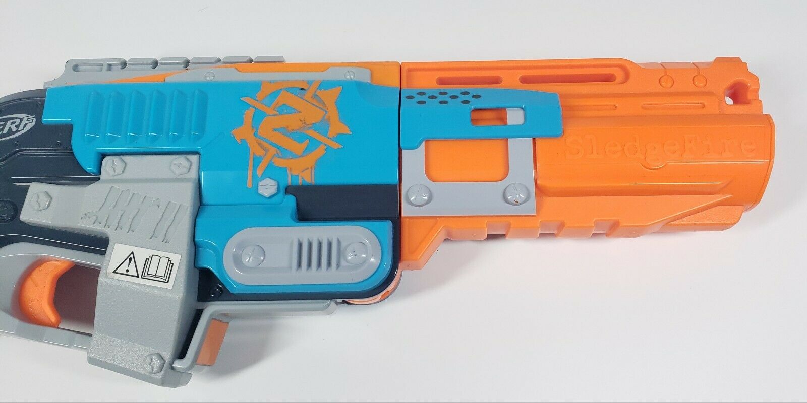 Nerf Zombie Strike SLEDGEFIRE Dart Core Blaster Gun ONLY No Shells Or ...