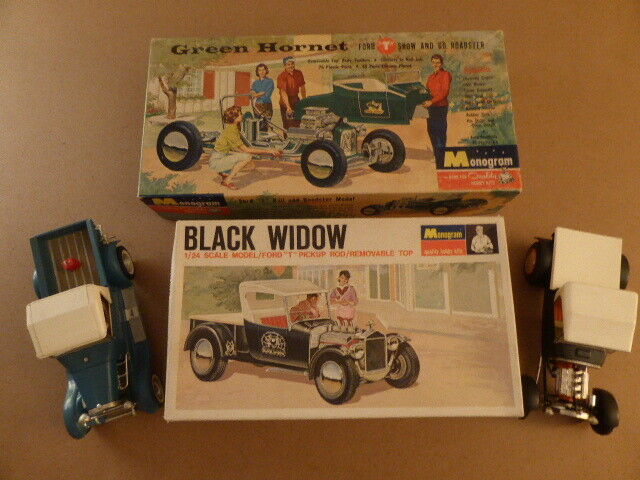 Monogram 1/24 Black Widow Blue Beetle Green Hornet 1960 ' S Model Kits ...