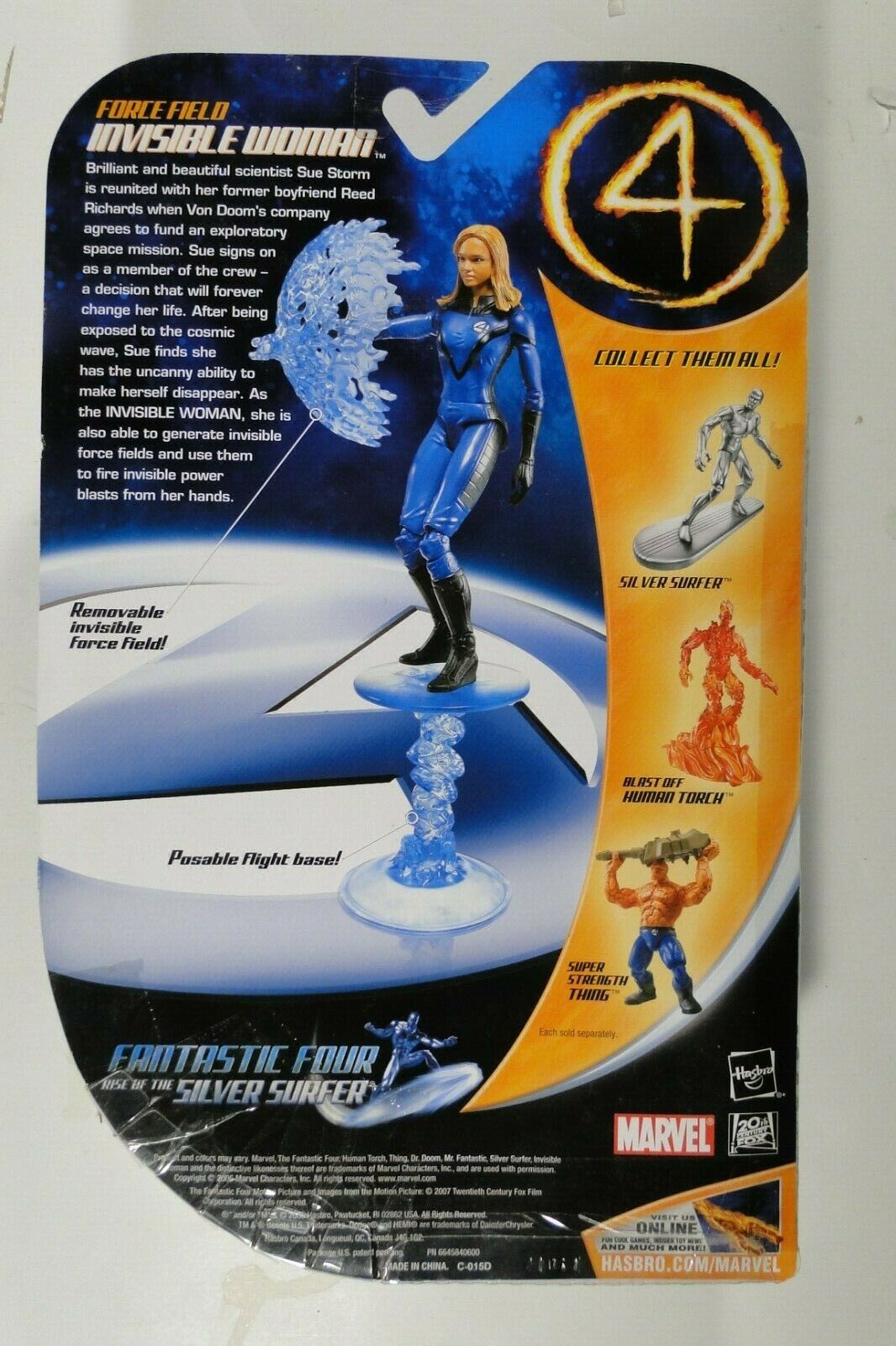 Fantastic Four Rise Of The Silver Surfer Force Field Invisible Woman ...