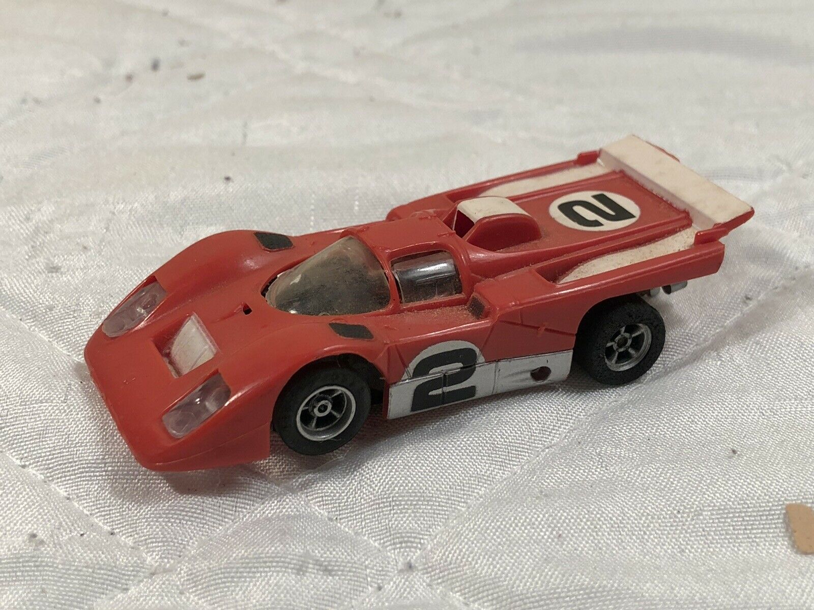 Vintage Aurora AFX 2 Red Racecar Slot Car Made In Singapore | #20926145