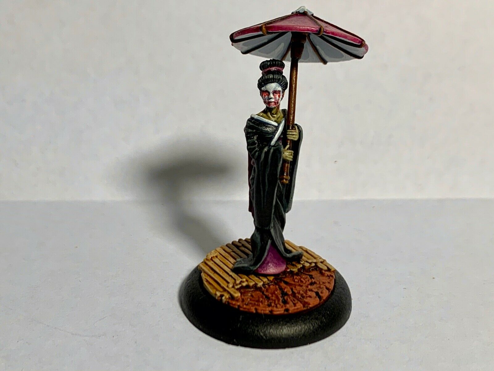 Bushido Cult Of Yurei Pro - Painted Warband 1 GCT Miniatures Malifaux ...