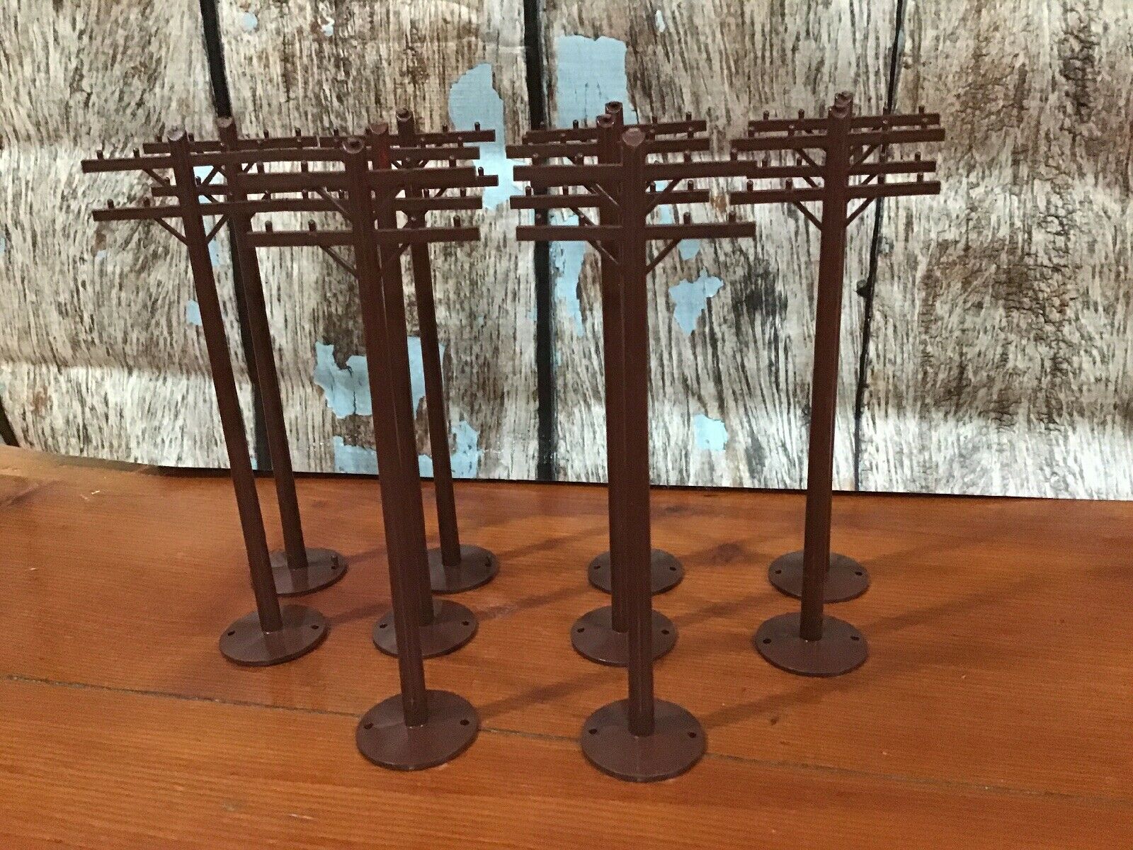 O/S Scale Model Railroad Telephone/Electric Poles (quantity: 10) B&B ...