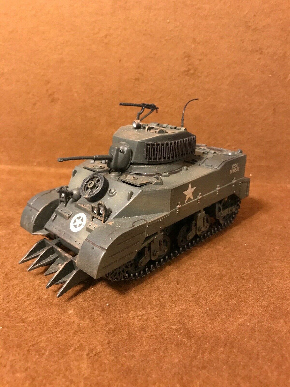 21st Century1:32 Ultimate Soldier WWII US Army Stuart Light Tank - ARMY ...