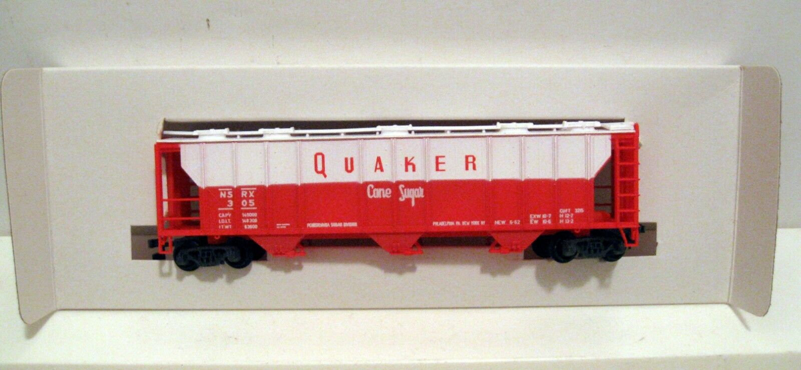 AHM HO Scale NSRX 305 Quaker Cane Sugar Hopper Car 5251 W/Box | #20920350