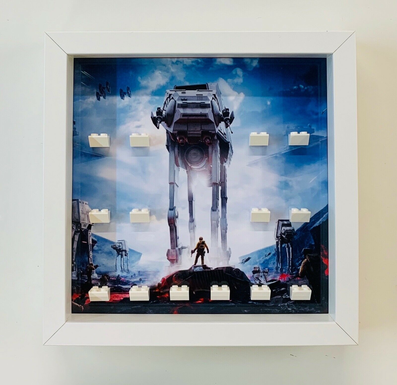 Minifigure Display Case Frame Lego Star Wars ATAT Empire Strikes Back ...
