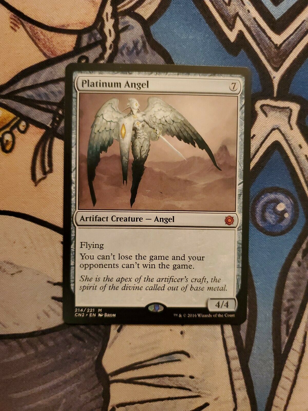 1x Platinum Angel - NM/M MTG Magic The Gathering Conspiracy: Take The ...