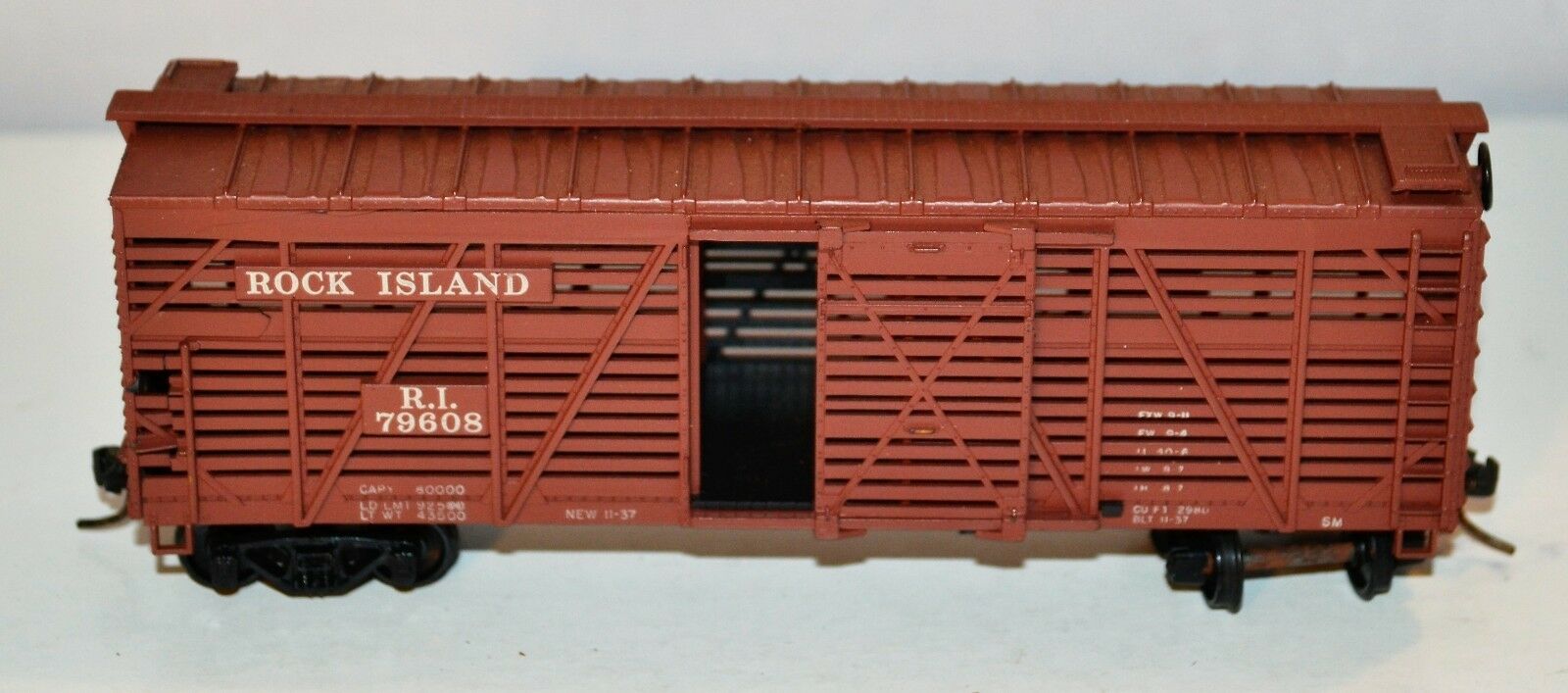 Vintage Varney Rock Island Box Car Model Train HO Scale Railroad ...