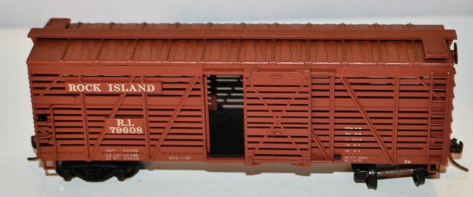 Vintage Varney Rock Island Box Car Model Train HO Scale Railroad ...