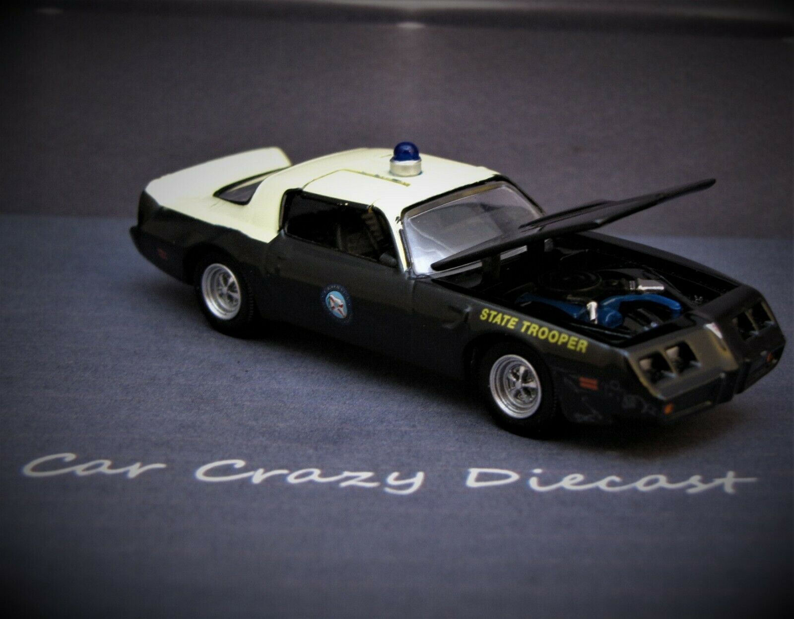 1980 PONTIAC FIREBIRD FLORIDA STATE POLICE 1/64 SCALE COLLECTIBLE ...