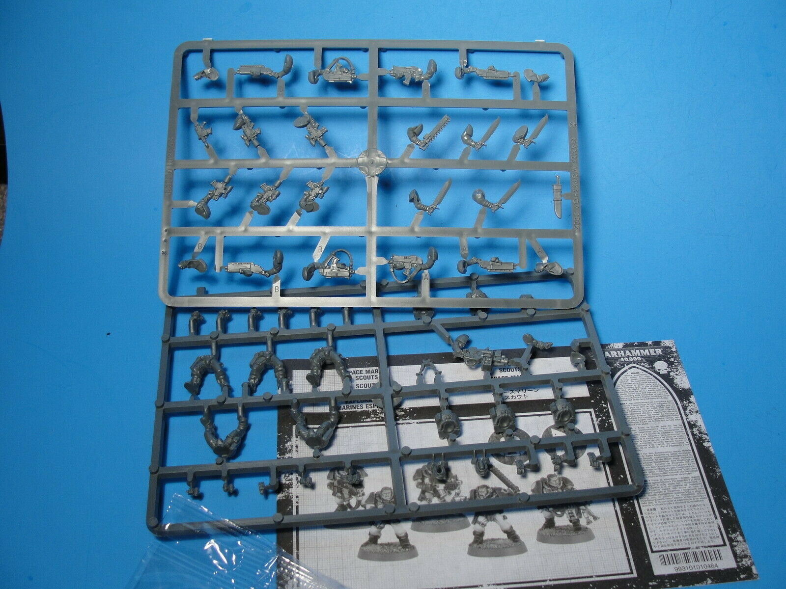 GW Warhammer 40K Space Marine Scouts X5 On Sprue G42 | #20840273