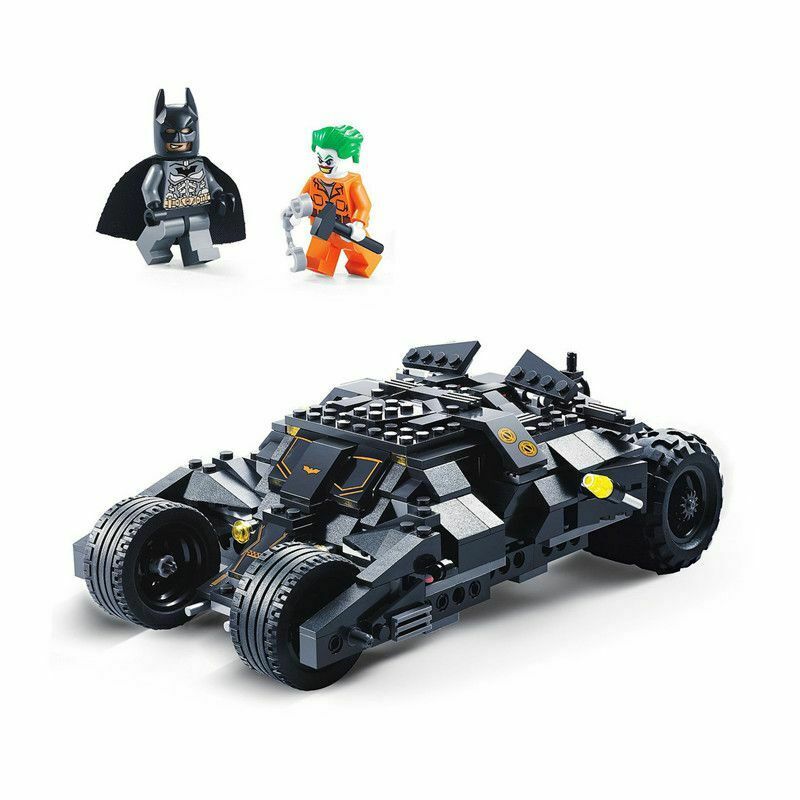 DC Superheros Batmobile Car Batman Joker Model Building Blocks Brick ...