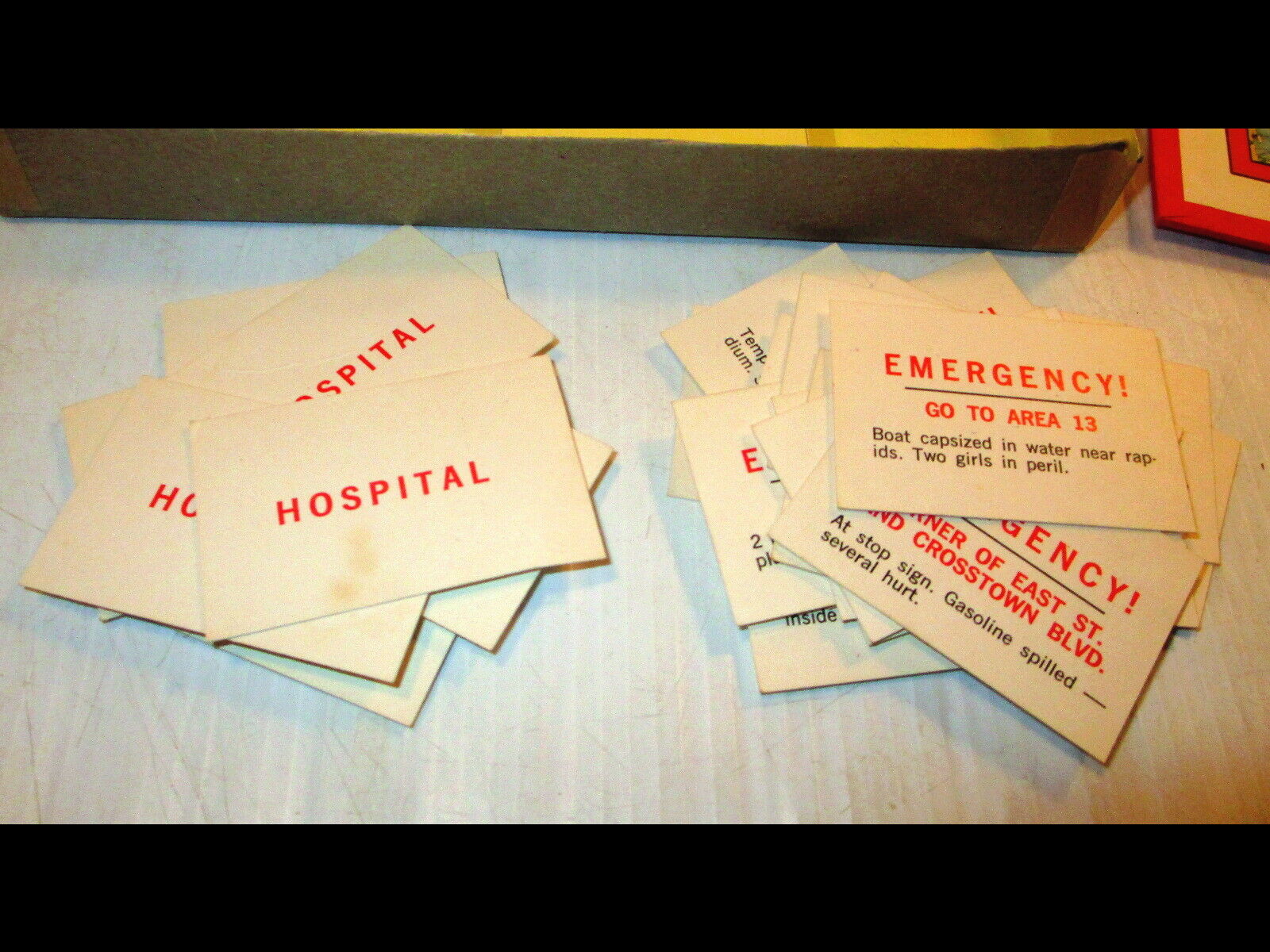 Vintage Milton Bradley 1974 Classic TV Show The Emergency Board Game ...