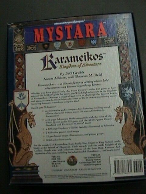 Karameikos Campaign Mystara Box TSR AD&D 1994 Complete W CD | #20795787