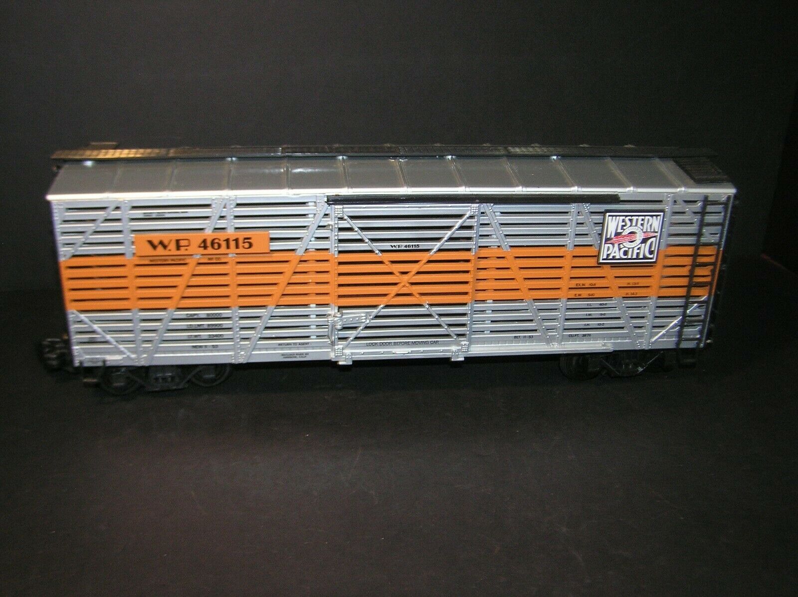 Aristocraft G Scale 46115 WP Western Pacific Steel Stock Car, | #20806871