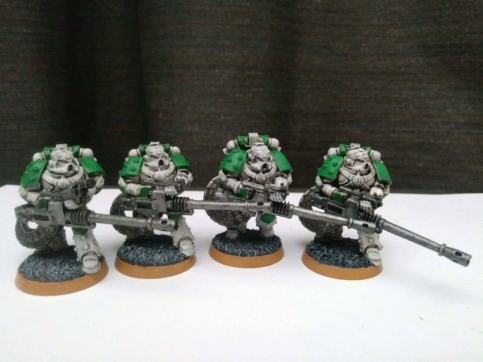 4 Painted MkV Space Marine Autocannons Forge World Warhammer 40k ...