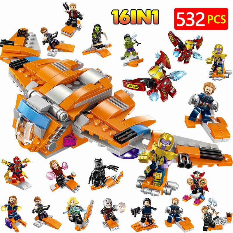 532pcs Avengers EndGame Infinity War Guardians Galaxy Hero Building ...
