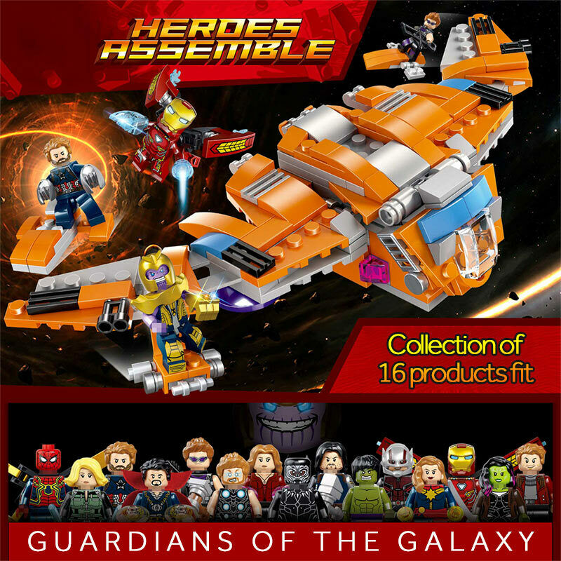 532pcs Avengers EndGame Infinity War Guardians Galaxy Hero Building ...