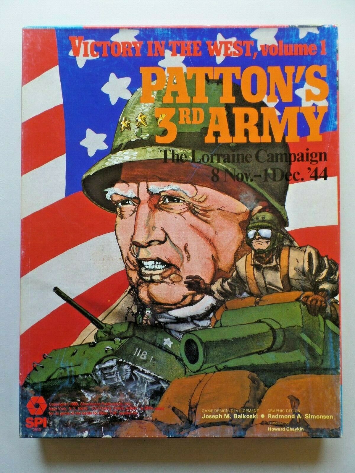 PATTON ' S 3RD ARMY Strategy & Tactics SPI The Lorraine Campaign Volume ...