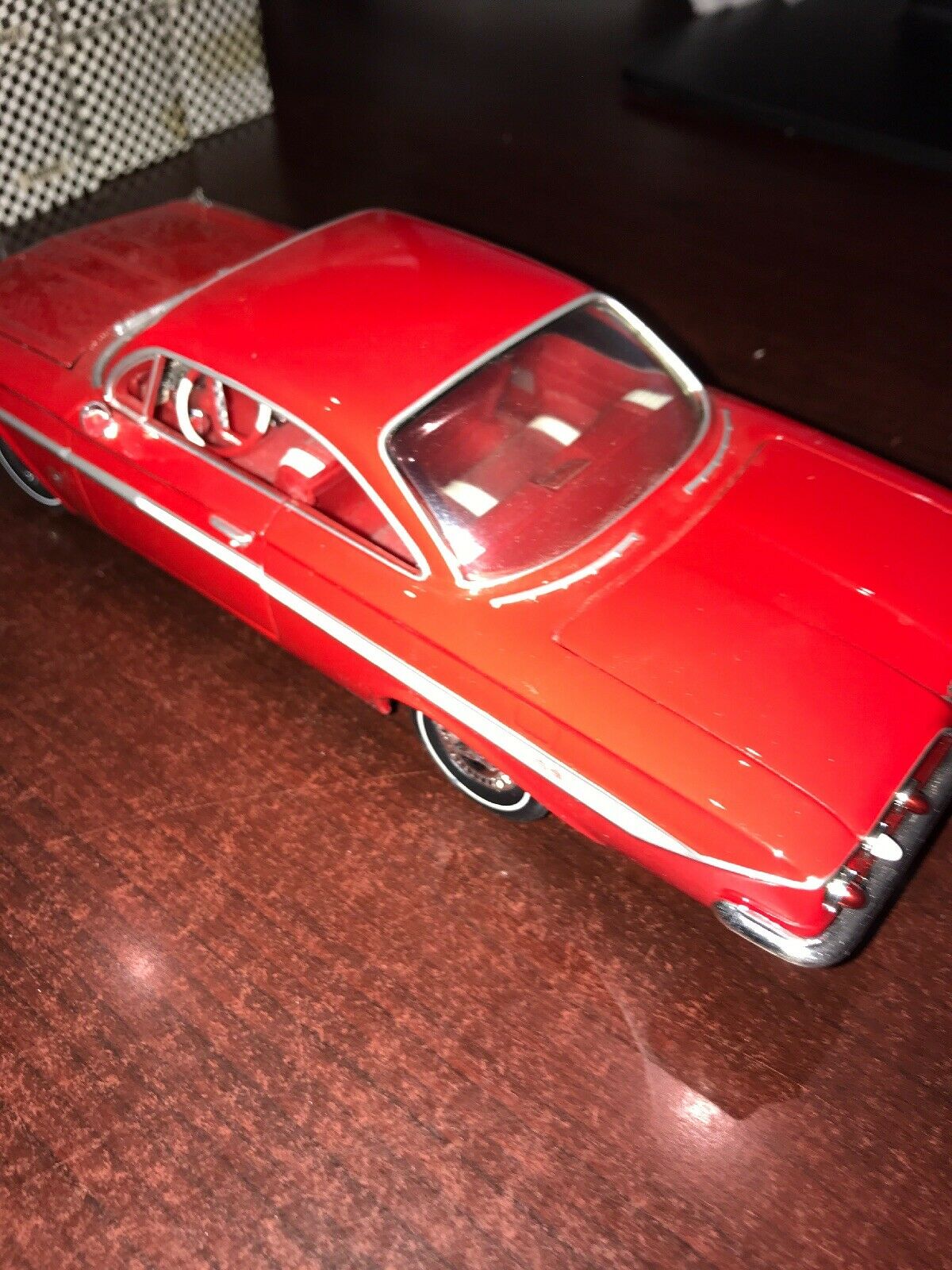 CLASSIC METAL 1/24 SCALE 1961 CHEVY IMPALA 409 SS DIE CAST CAR RED ...