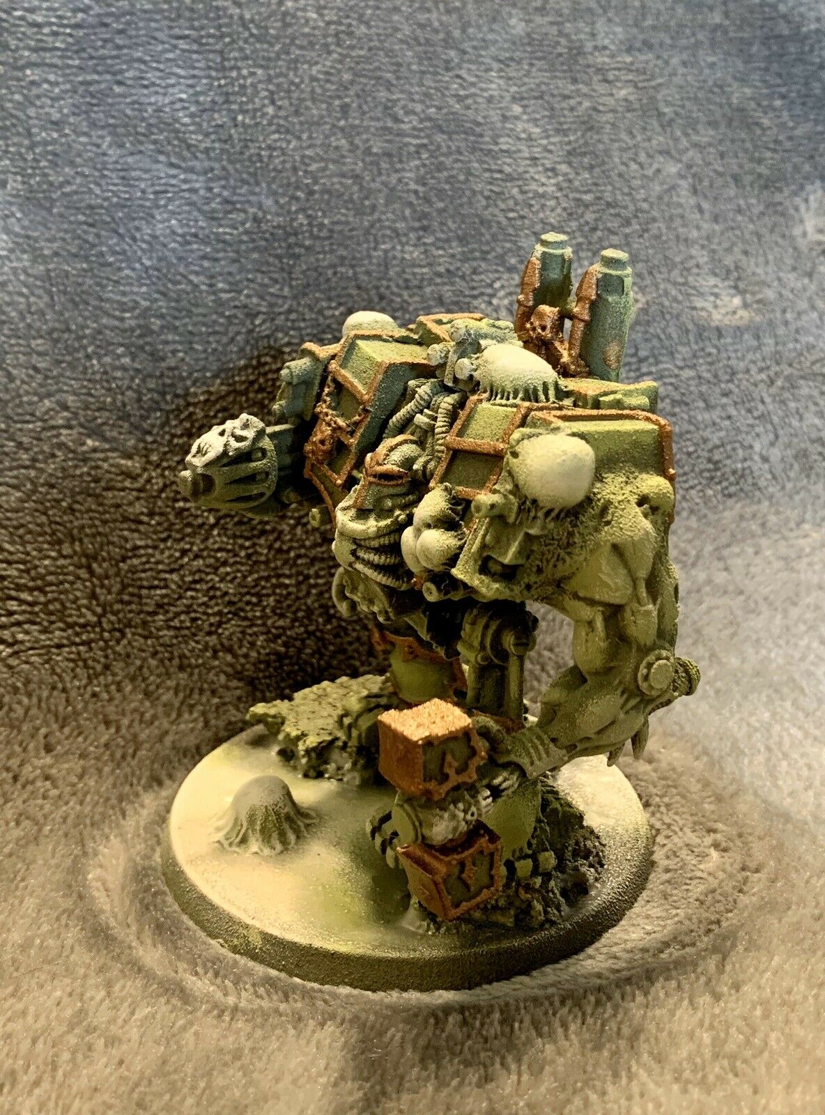 40k Death Guard (Nurgle) Helbrute Nicely Painted And Nurglized | #20786524
