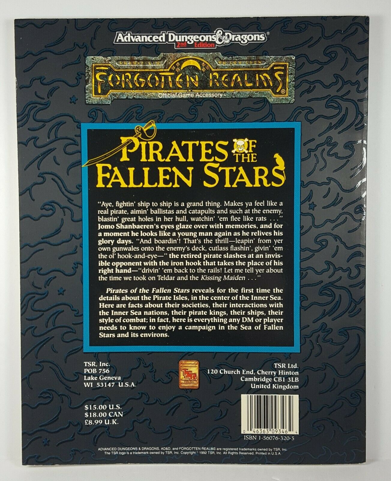 Advanced D&D 2nd Ed: Forgotten Realms - Pirates Of The Fallen Stars ...